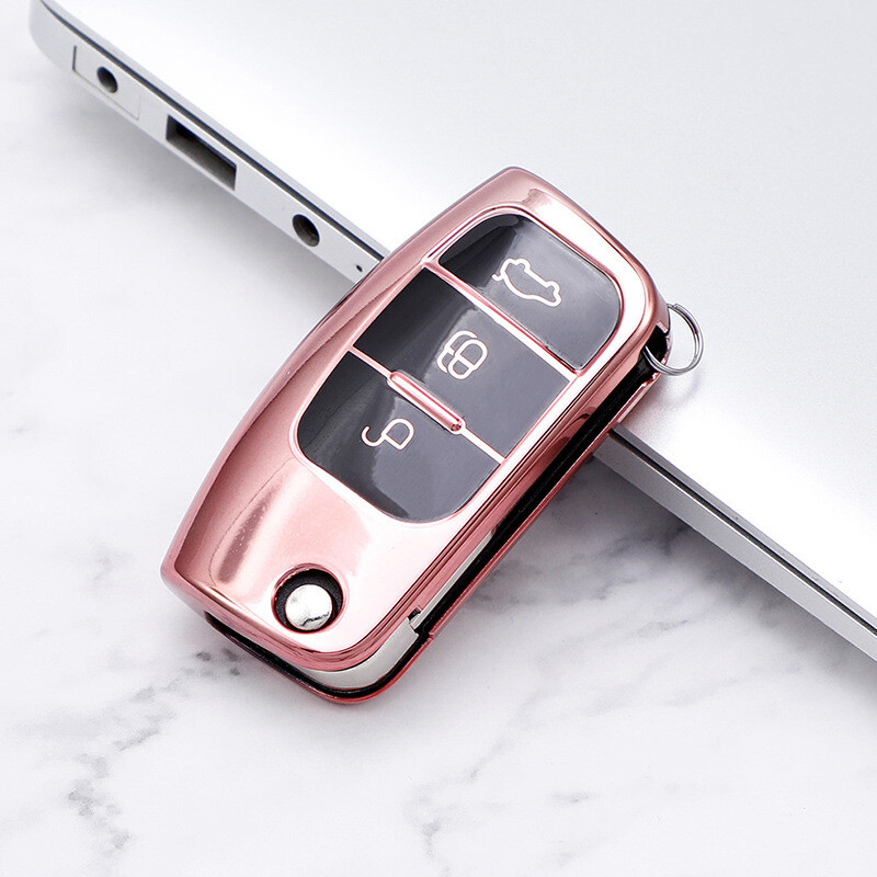TPU Key Rings Cover Protect Shell Case For Ford Fiesta Focus 2 Ecosport ...