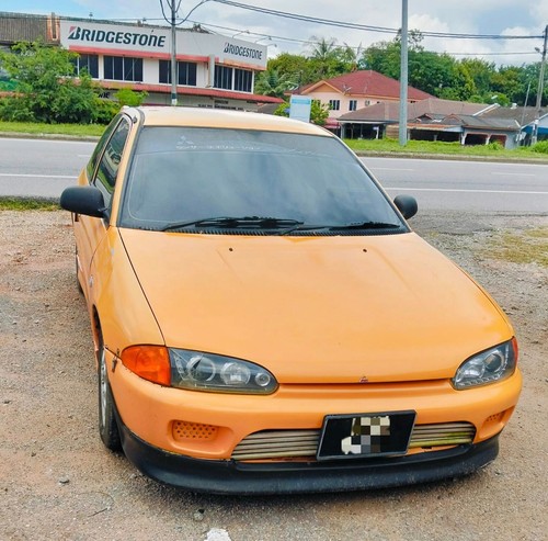 for JDM Mitsubishi Mirage Asti Cyborg Mivec CA1A PU front bumper lip | eBay