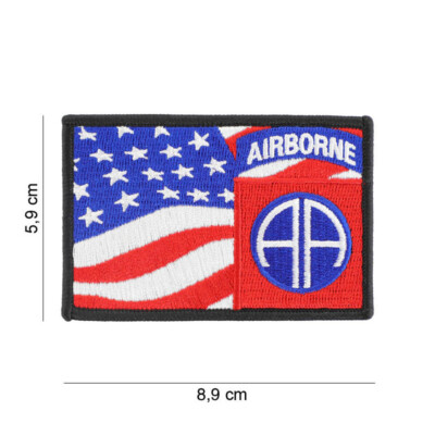 82nd Airborne AA Division US Flagge Patch Aufnäher Vietnam WK2 USMC US ...