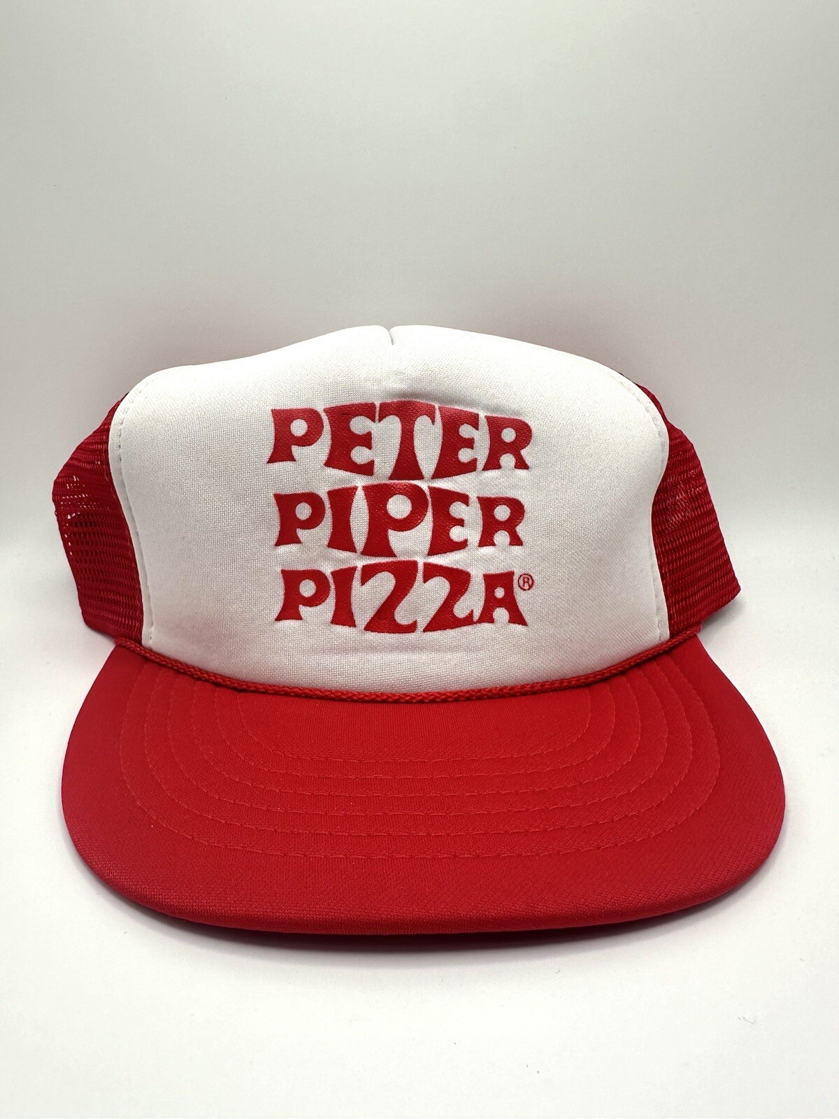 Vintage 90s Peter Piper Pizza Trucker Snapback Hat Ad… - Gem