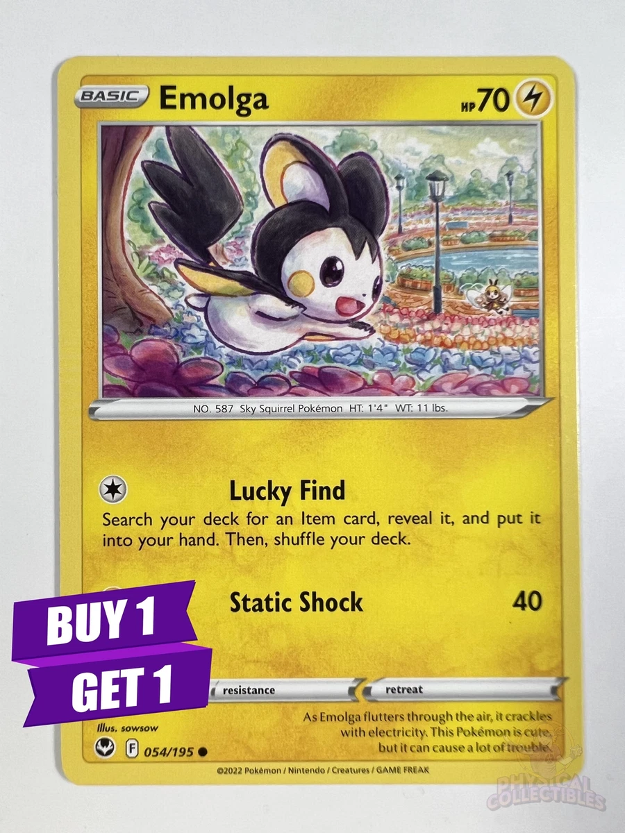 Pokemon Emolga Card