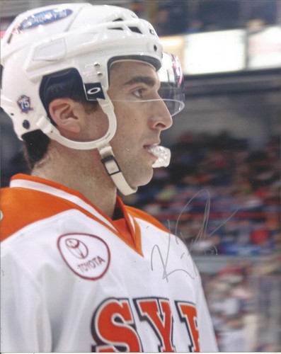 SYRACUSE CRUNCH STAR KYLE PALMIERI SIGNED 8X10 DUCKS DEVILS NEW YORK ...
