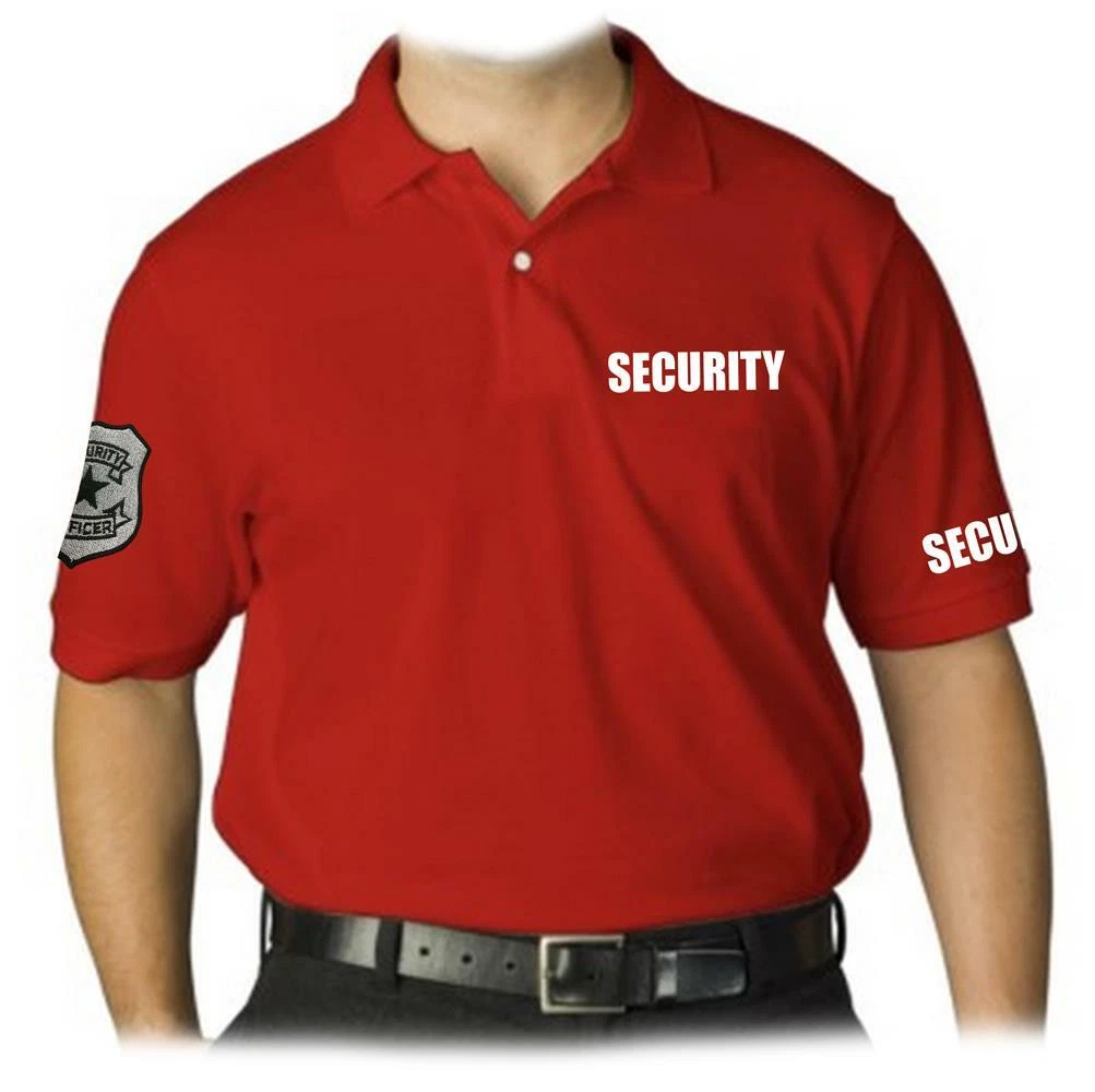 Red Polo Shirts Front And Back