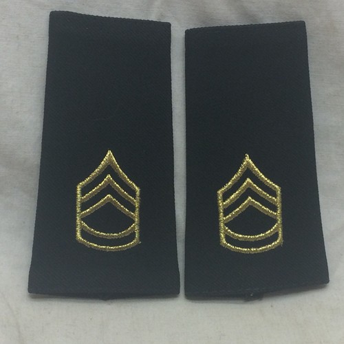 Military Army Uniform Shoulder Epaulet Insignia lot (2) Sergeant First ...