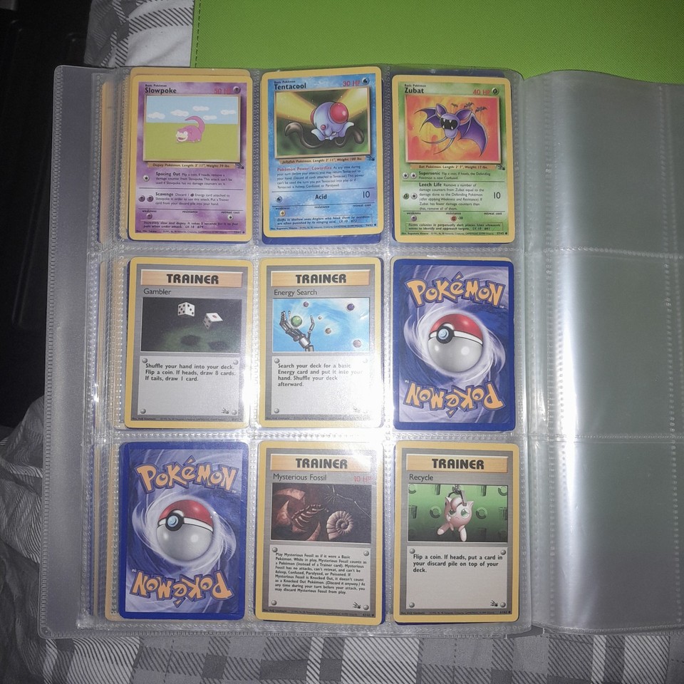 Pokemon 1999 Binder Base Set, Team Rocket, Fossil, Jungle WOTC ...