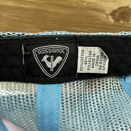 Rossignol Hat Cap Snap Back Red Logo Trucker Mesh Distressed Outdoor ...