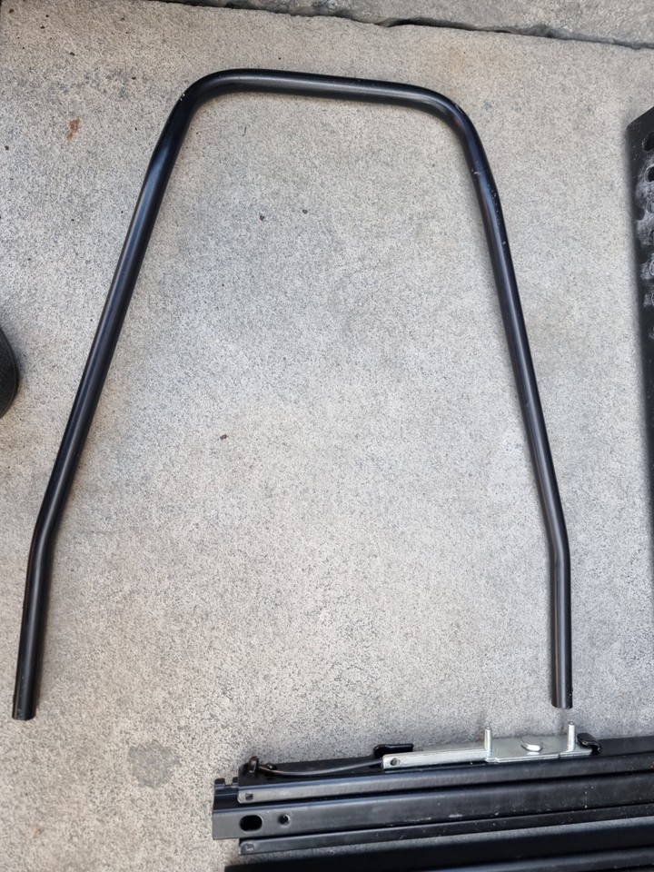 BB5 Large Fixed Fibreglass Racing Bucket Seat + Side Mounts & Runners ...