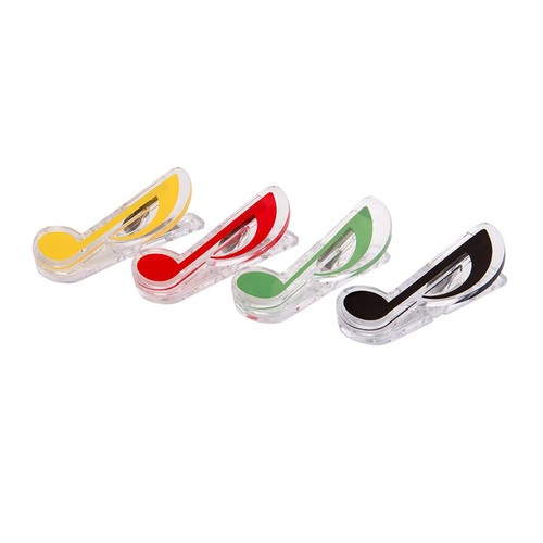 4 PC Photo Clips Plastic Music Shape Decorative Paper Note Pattern ...