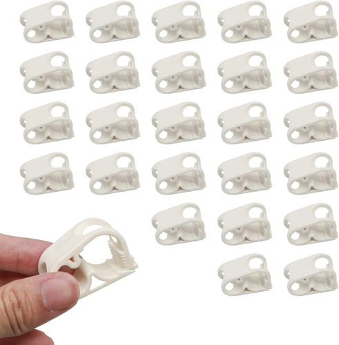 20PCS Adjustable Plastic Tubing Clamp，Hose Shut off Clamps for 1/4" - 1 ...