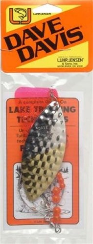 South Bend Sporting Goods 10 Dave Davis Lake Troll Hammered 50/50 Brass ...