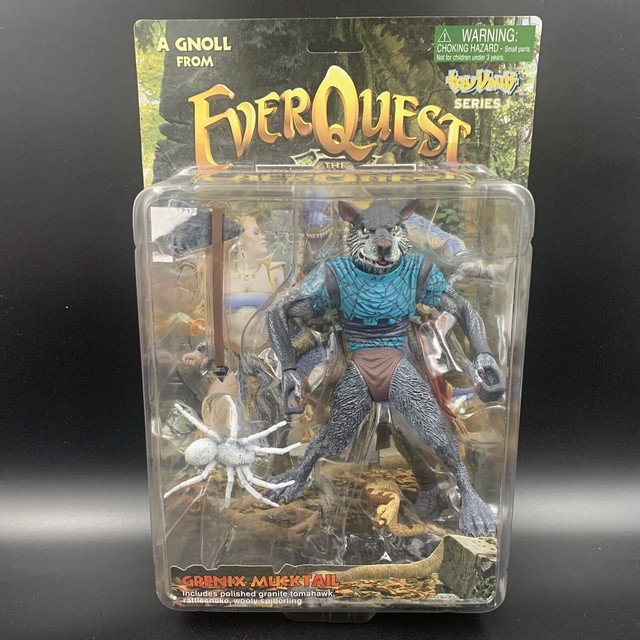 EverQuest Ruins of Kunark Toy Vault Gnoll Grenix Mucktail Action Figure ...