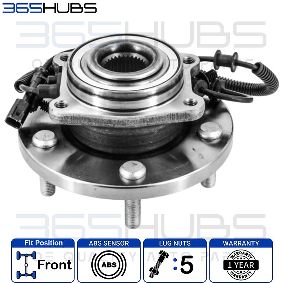 Front Wheel Bearing and Hub Assembly for 2017-2020 Chrysler Pacifica ...