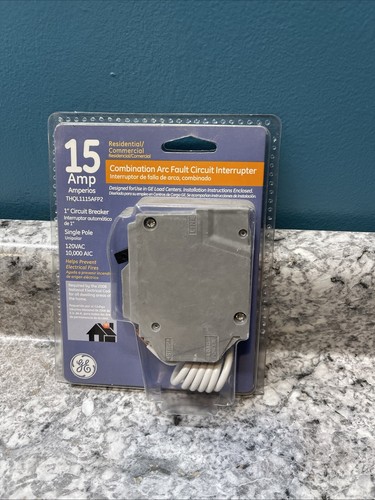 GE THQL1115AFP2 THQL1115AF2 15A AFCI BREAKER NEW IN BOX 783164652826 | eBay