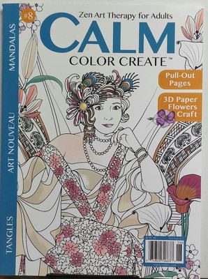 Calm Color Create May June 2017 Adult Coloring Book Art Therapy FREE ...