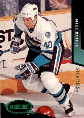 1993-94 PARKHURST MIKE RATHJE SAN JOSE SHARKS #458 | eBay