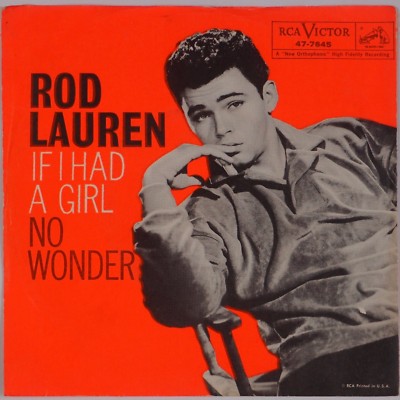ROD LAUREN: If I Had A Girl US RCA Teen Pop 45 w/ PS Superb NM- Vinyl ...