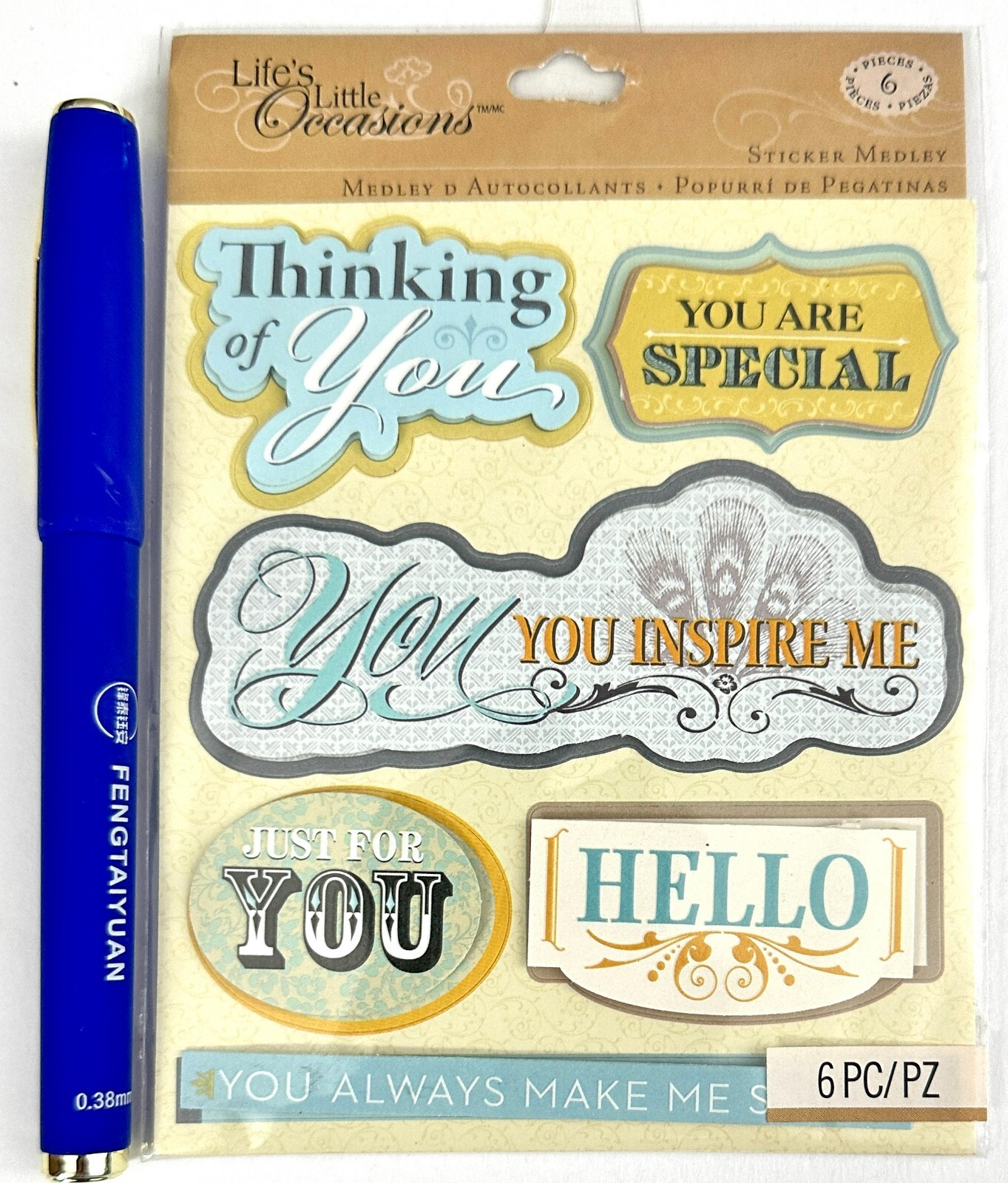 Thinking of You - Scrapbooking Card Stickers (NEW) - K & Co | eBay