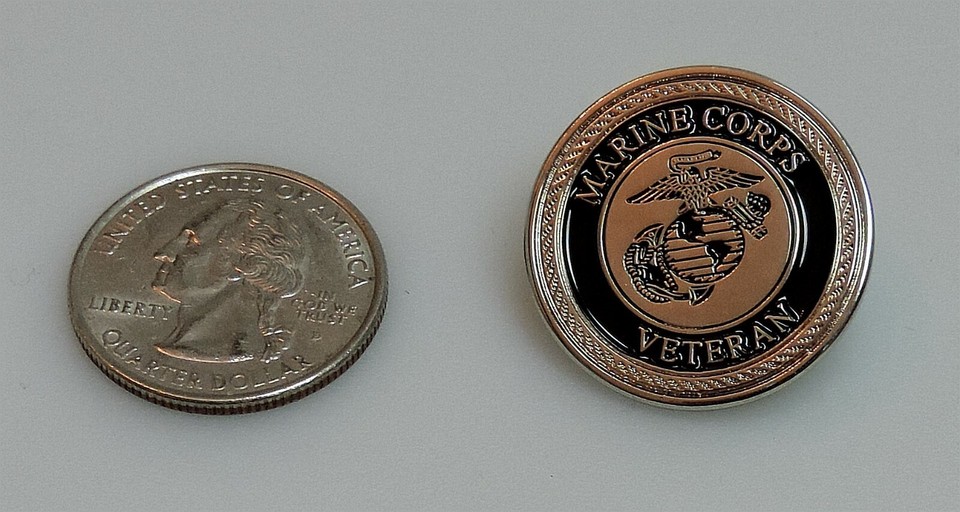 UNITED STATES MARINE CORPS VETERAN LAPEL PIN | eBay