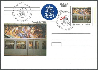 Belgium 2017, Roger Somville / Dr. Alan Huggins, stationery card | eBay