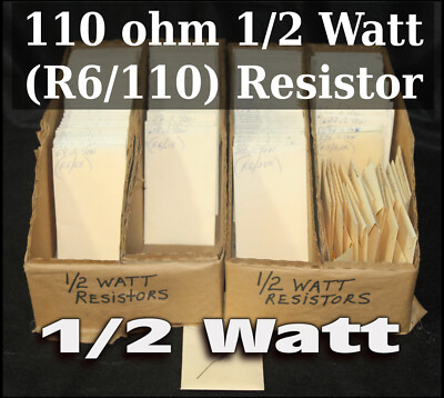 110 ohm 1/2 Watt (R6/110) Resistor - 64047 | eBay