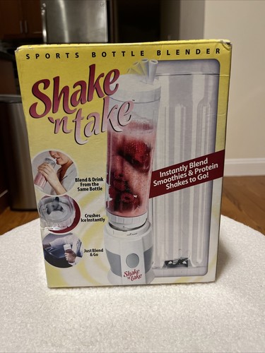 Shake 'n Take Blender & Sports Bottle Portable Smoothies Go Healthy ...