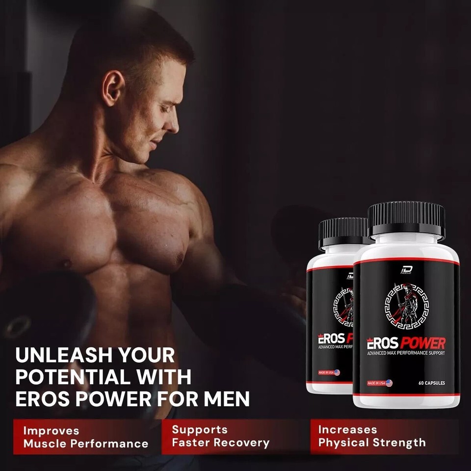 (2 Pack) Eros Power for Men Capsules – ErosPower Pills Overall Health ...