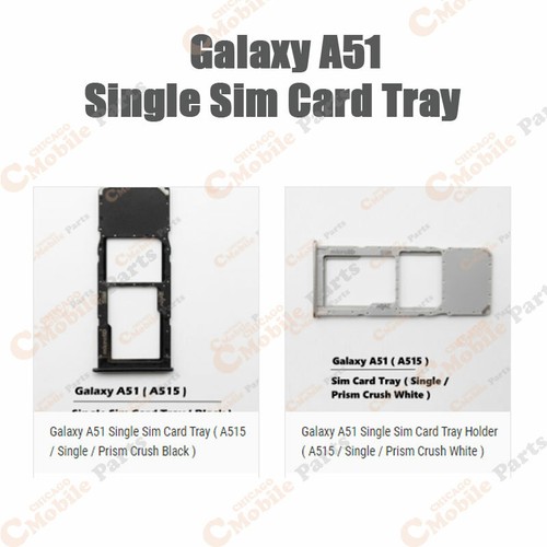Samsung Galaxy A51 2019 Single Sim Card Tray ( SM-A515 / A515 ...