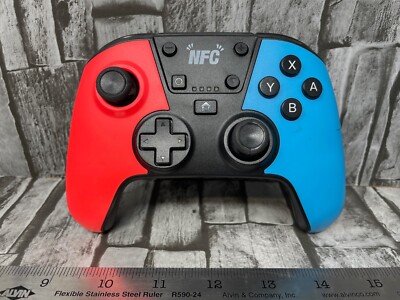 Nintendo Switch Non-OEM Wireless Controller SW-12B NFC Red/Blue New ...