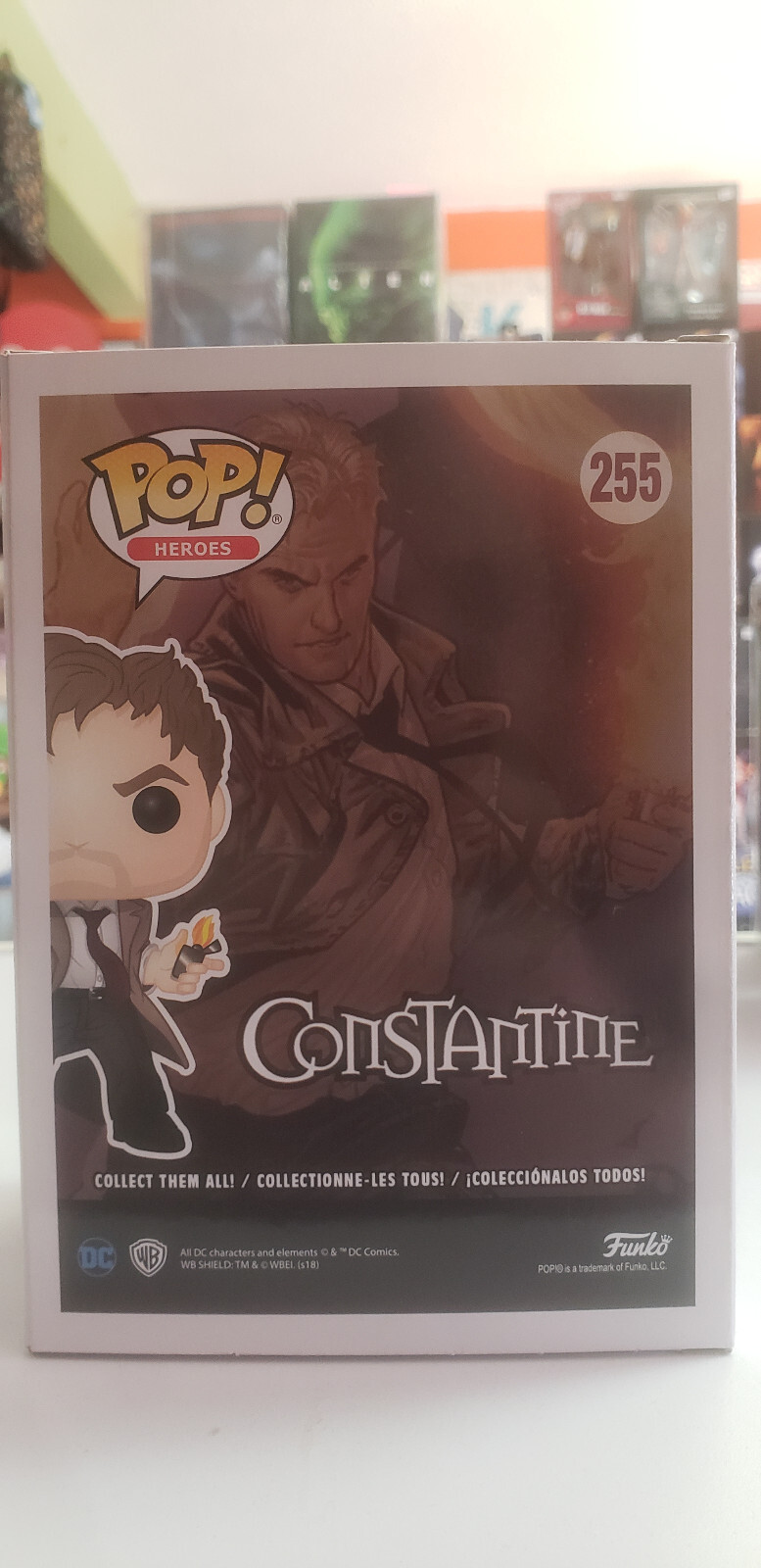 Funko POP! DC Heroes - Constantine Vinyl Figure #255 PX Exclusive | eBay