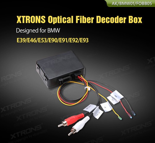 Car Stereo Sound System Converter Optical Fiber Decoder Box For BMW E90 ...