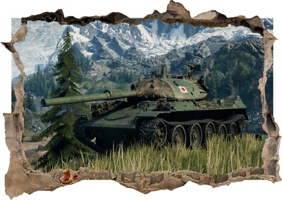Tanks War Army Military 3D Wall Sticker Art Poster Decals Murals Room ...