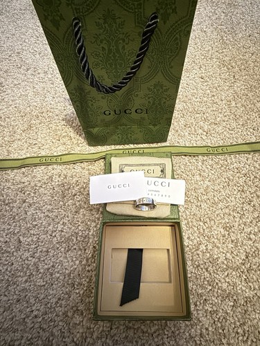 Pre-Owned | Gucci | Ghost Ring | Sterling Silver | Cleaned & Polished Size 8 | eBay