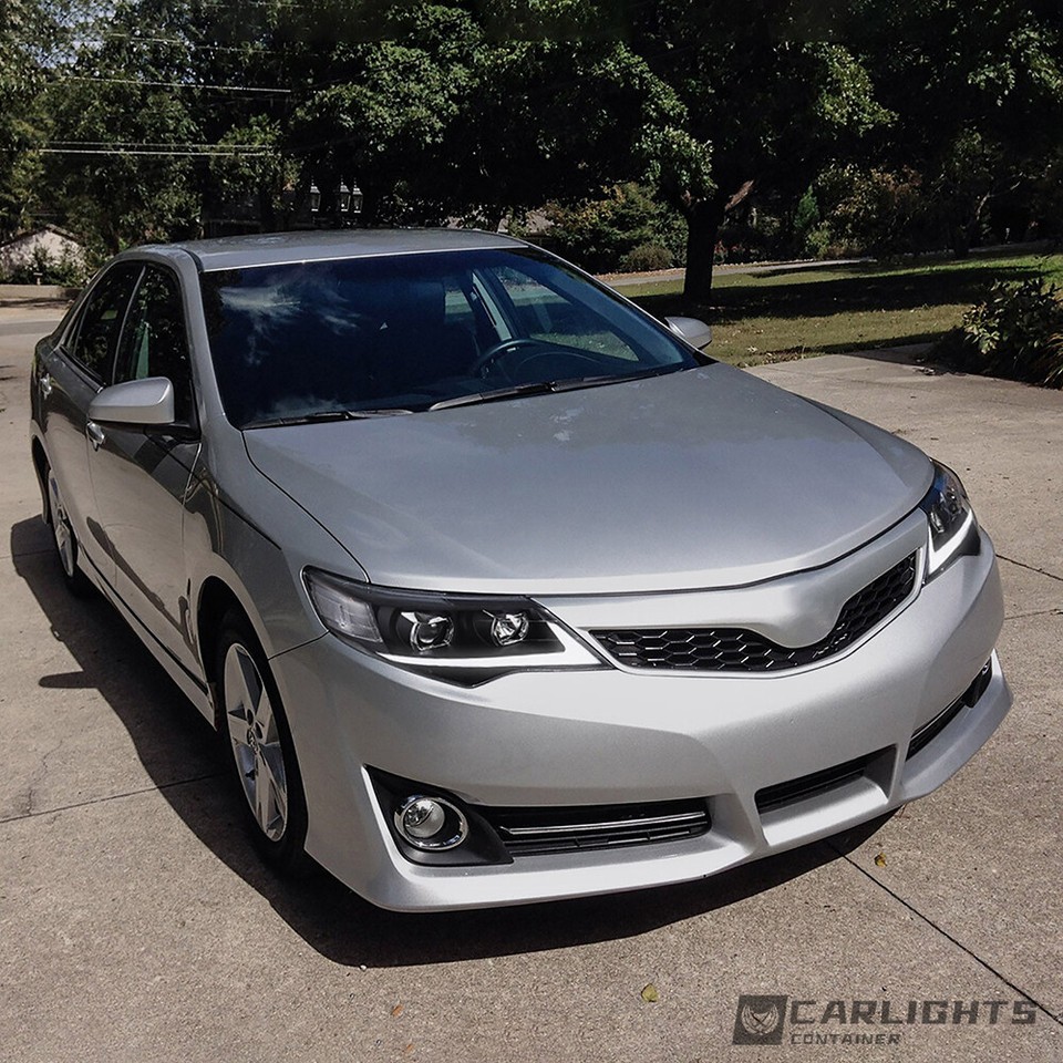 For 2012-2014 Toyota Camry LED Headlights+Rear Tail Lights+LED Set Kits ...