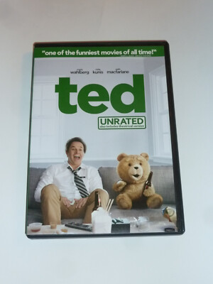 Ted DVD comedy movie talking teddy bear Seth MacFarlane Mark Wahlberg ...