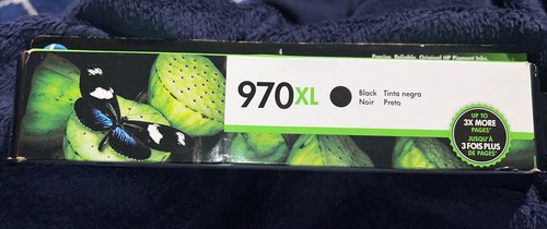 HP 970XL High Yield Black Sealed Ink Cartridge CN625AM Genuine OEM HP ...