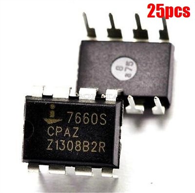 25Pcs Dc/Dc Inv -1.5V To -12V DIP-8 Voltage Regulator ICL7660SCPAZ ...