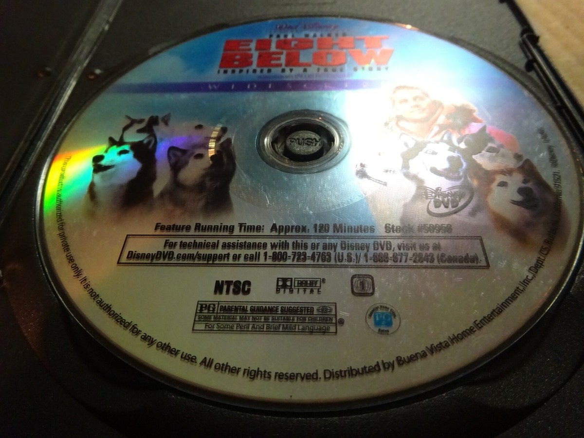 Eight Below Widescreen Dvd Disc