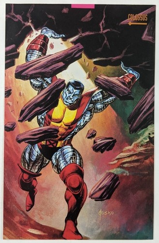 Colossus Strong Guy Marvel Masterpieces Comic Poster Art Pin-Up ...