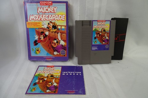 MICKEY MOUSECAPADE Action Game CIB BOX Nintendo NES by CAPCOM 1988 | eBay