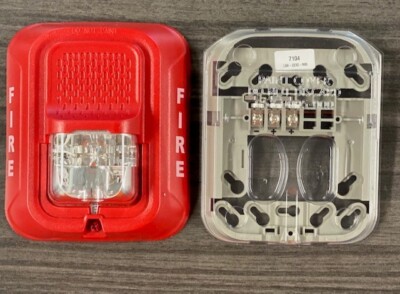 System Sensor SRL Wall Strobe Indoor Clear Lens Red | eBay