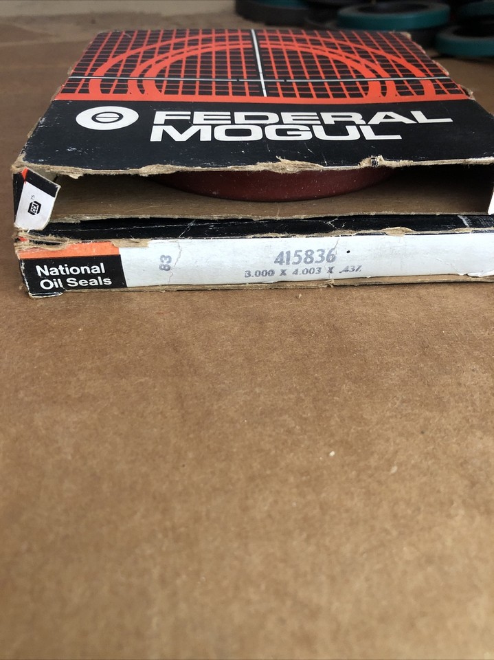 2-FEDERAL MOGUL 415836 OIL SEAL 3.000 X 4.003 X .437 NOS | eBay
