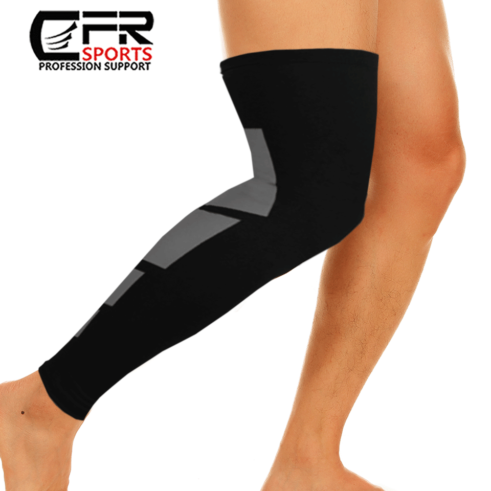 Knee Leg Sleeve Compression Brace Support Sport Pain Arthritis Relief ...