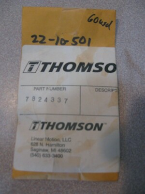 NEW Thomson Saginaw Wiper Ball Screw Cleaning Kit Brush # 7824337 | eBay