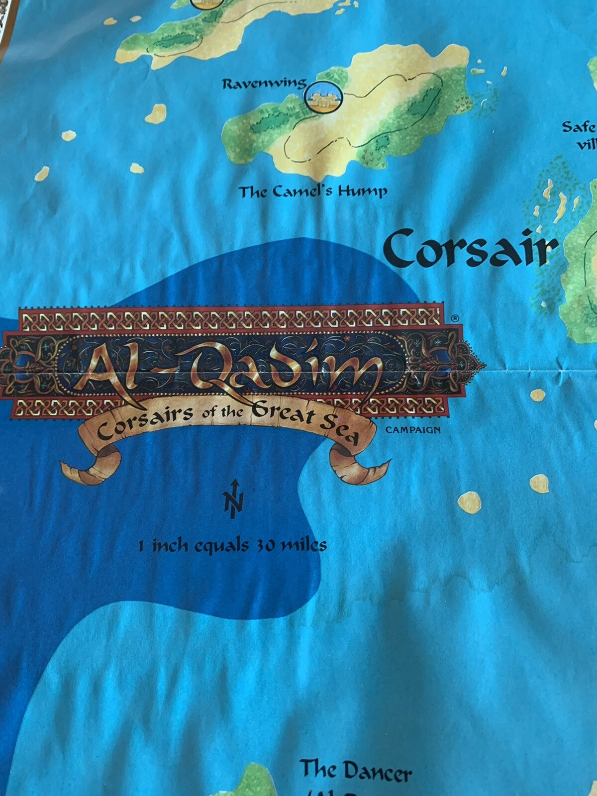 Darksun Tablelands Map Dark Sun expanded and Revised D&D + Al-Qadim ...