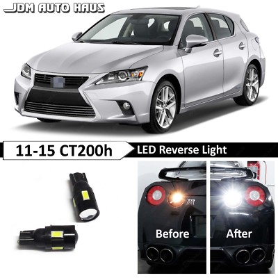 White High Power 921 Reverse Backup LED Lights Bulb Fits Lexus CT200h ...