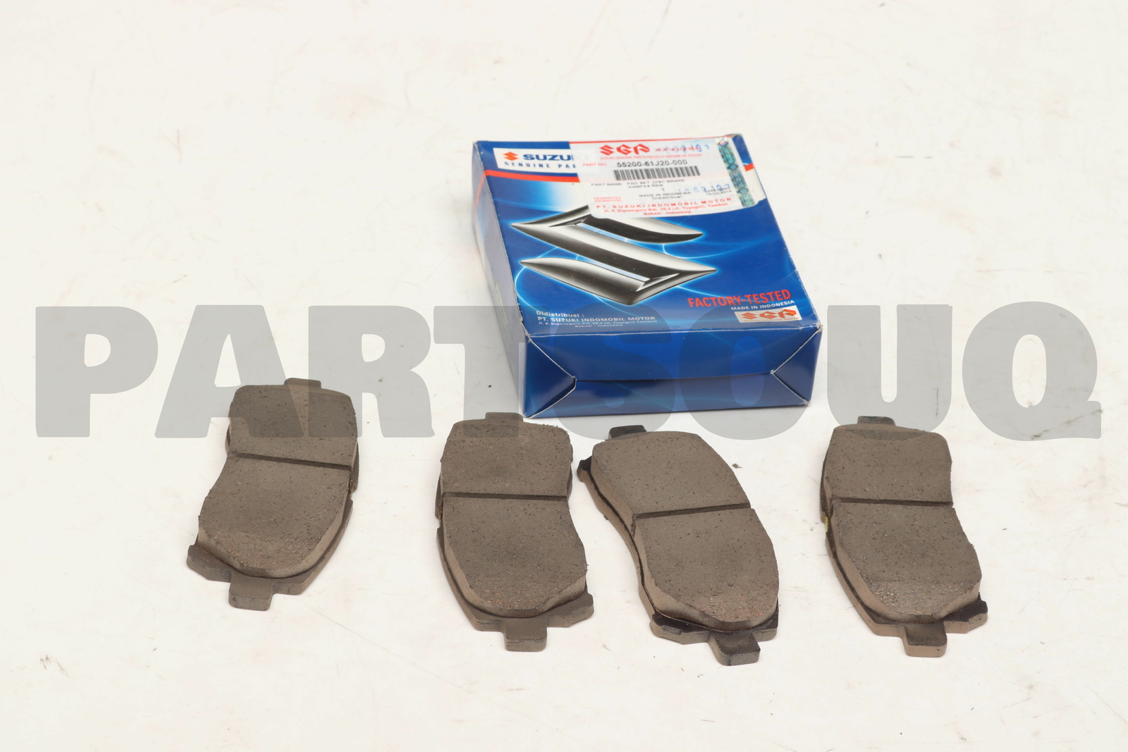 5520061J20 Genuine Suzuki PADSET,DISCBRAKE 55200-61J20 | eBay