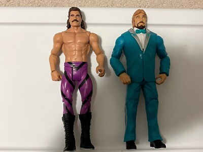 WWE Mattel Flashback Legends Action Figure Lot Ted Dibiase Rick Rude ...