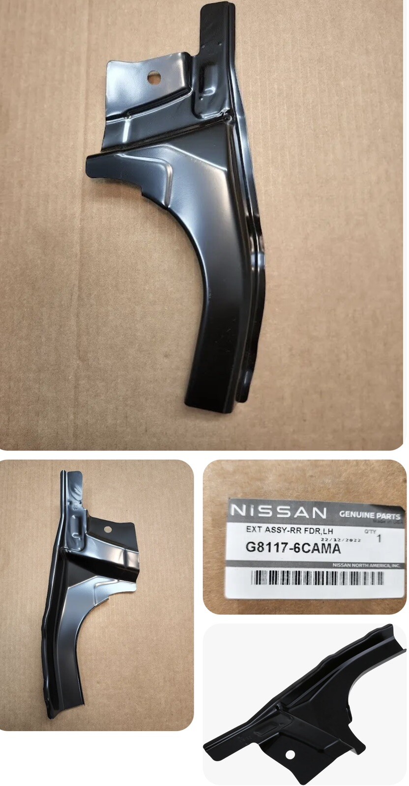 Genuine Nissan Quarter Extension G8117-6cama for sale online | eBay