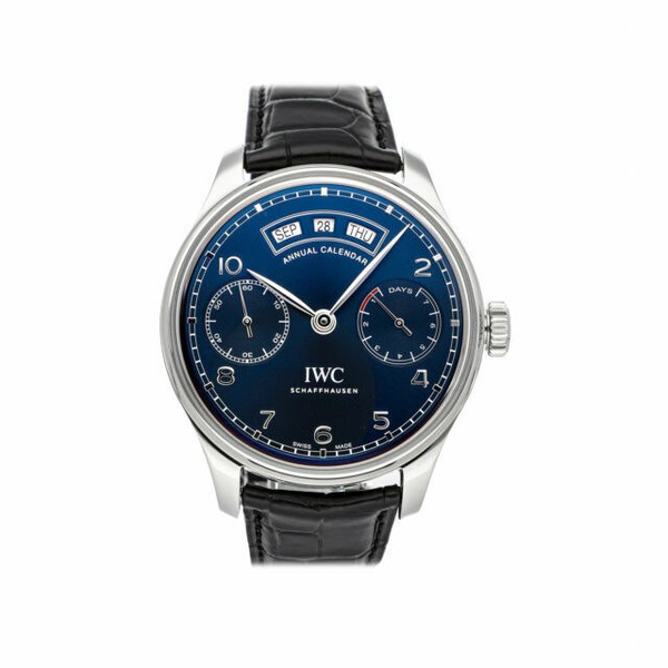 IWC Portugieser Blue Men's Watch - IW503502 for sale online | eBay