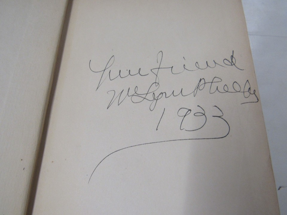 1933 What I Like Author SIGNED by William Lyon Phelps, vintage/antique ...